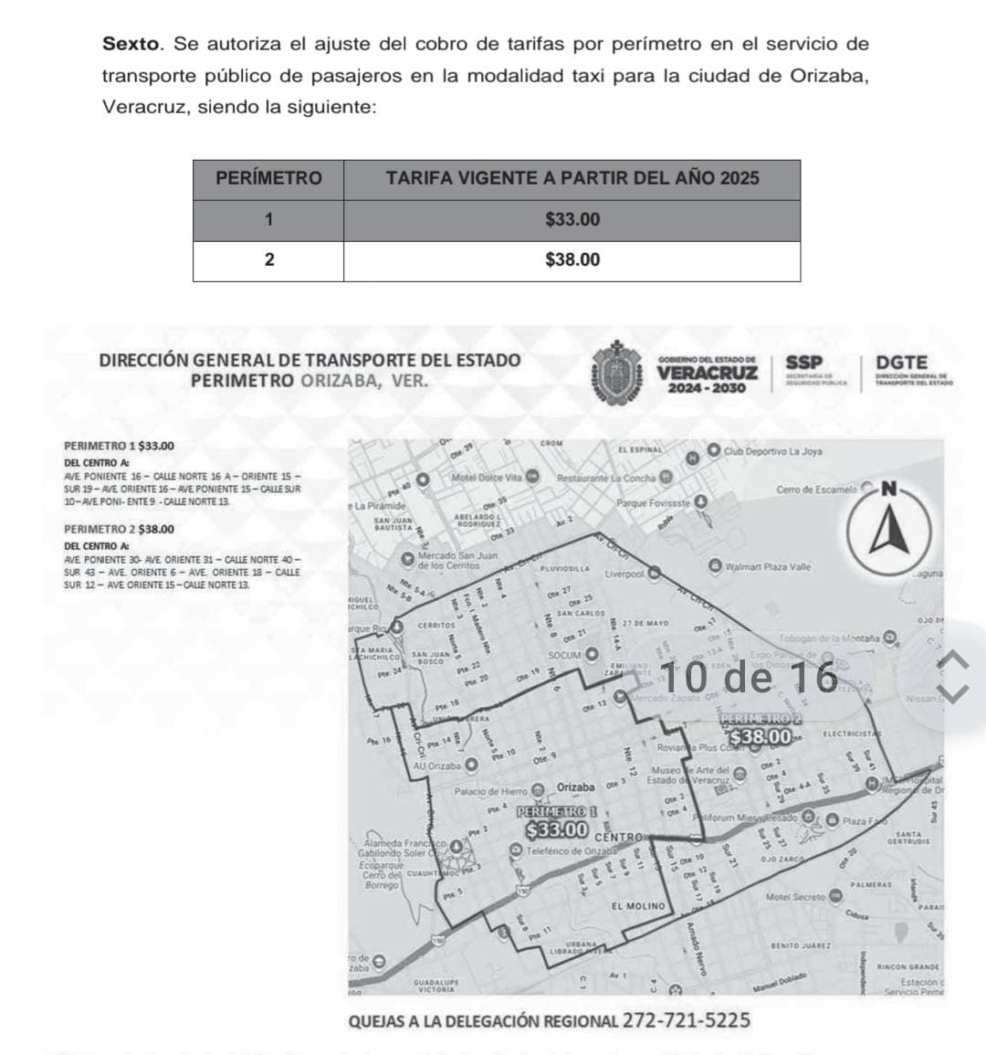Fija gobierno de Veracruz nuevas tarifas, la mínima será de 27 y la ...